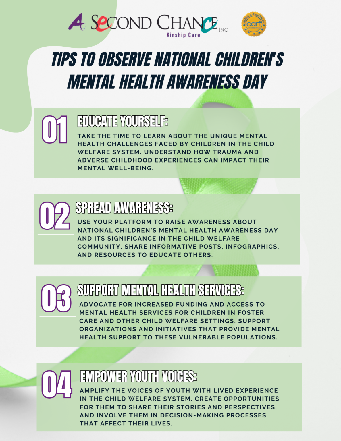 National Children's Mental Health Awareness Day - A Second Chance, Inc.
